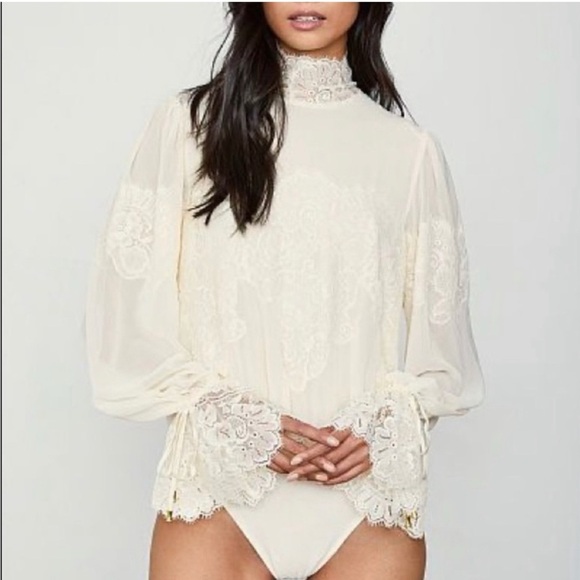 Hah | Tops | Hah Queen For A Day Lace Bodysuit Medium | Poshmark